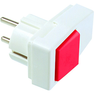 Bachmann 911.273 | Schuko-Winkelstecker mit Schalter beleuchtet weiß ...