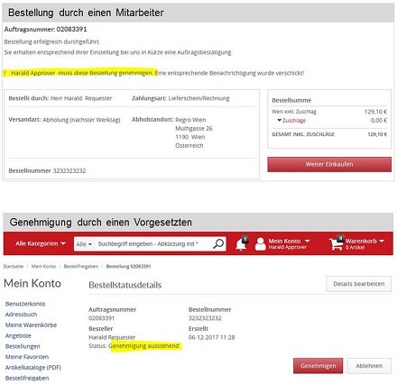 Webshopfunktionen | Regro